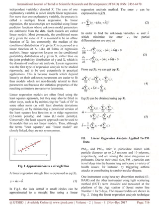 Calibration of Environmental Sensor Data Using a Linear Regression Technique | PDF