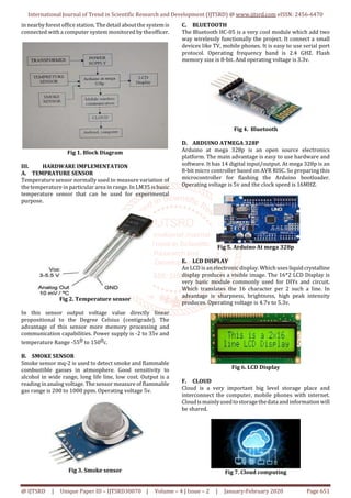 Cloud Based Forest Fire Alert System using IoT | PDF