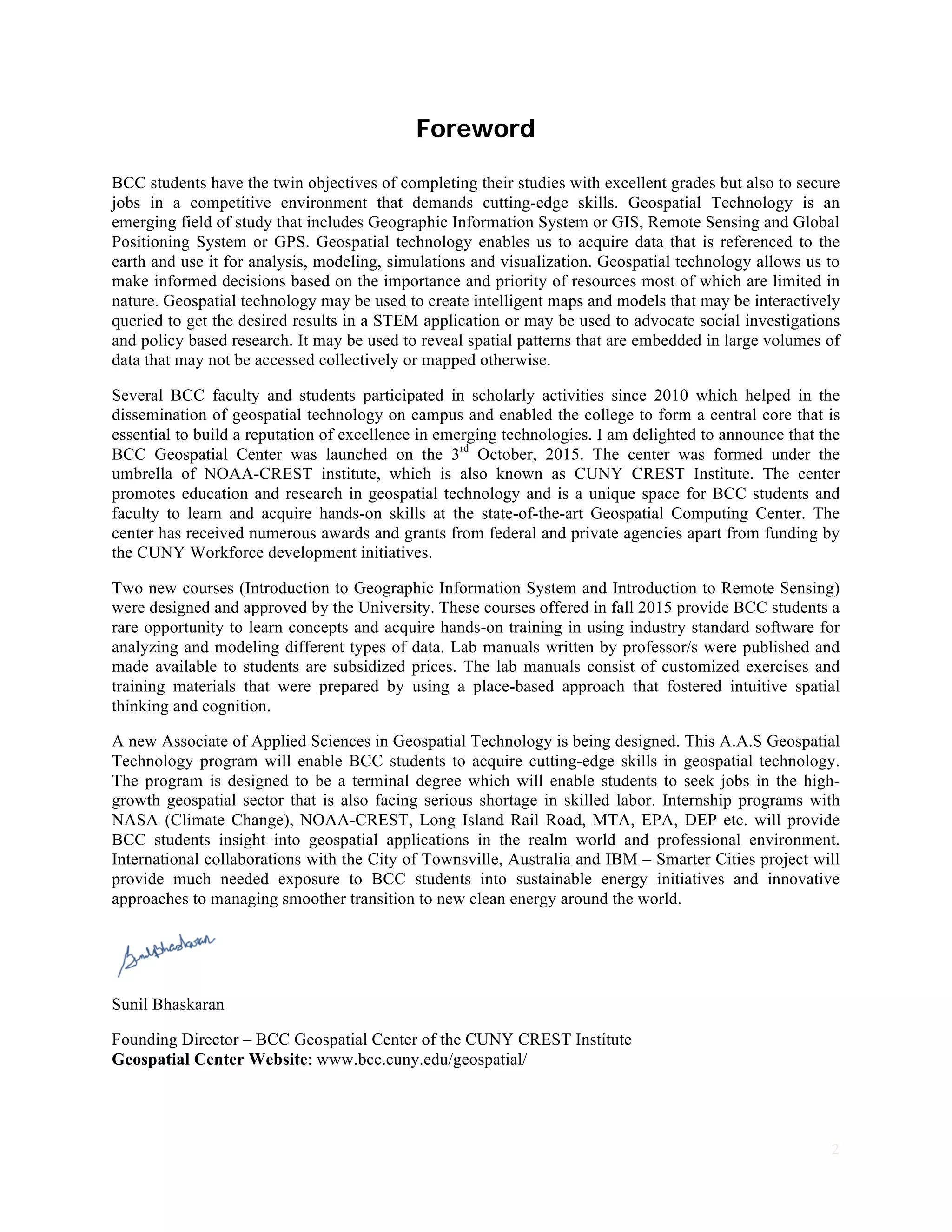 Geospatial_Center_Brochure_2016 | PDF