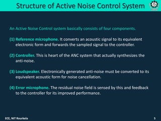 Real Time Implementation of Active Noise Control | PPTX