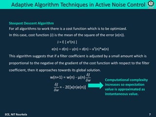 Real Time Implementation of Active Noise Control | PPTX