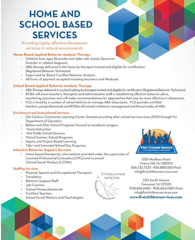 FCS Home & School Based Services Sheet | PDF