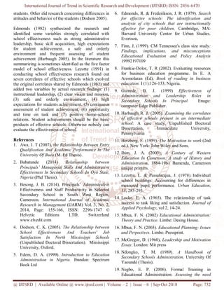 Human Resources Management and School Effectiveness in Government Technical Secondary and High ...