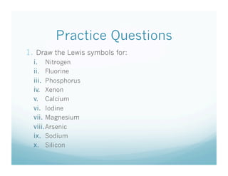 11 2 What Is A Lewis Symbol | PDF