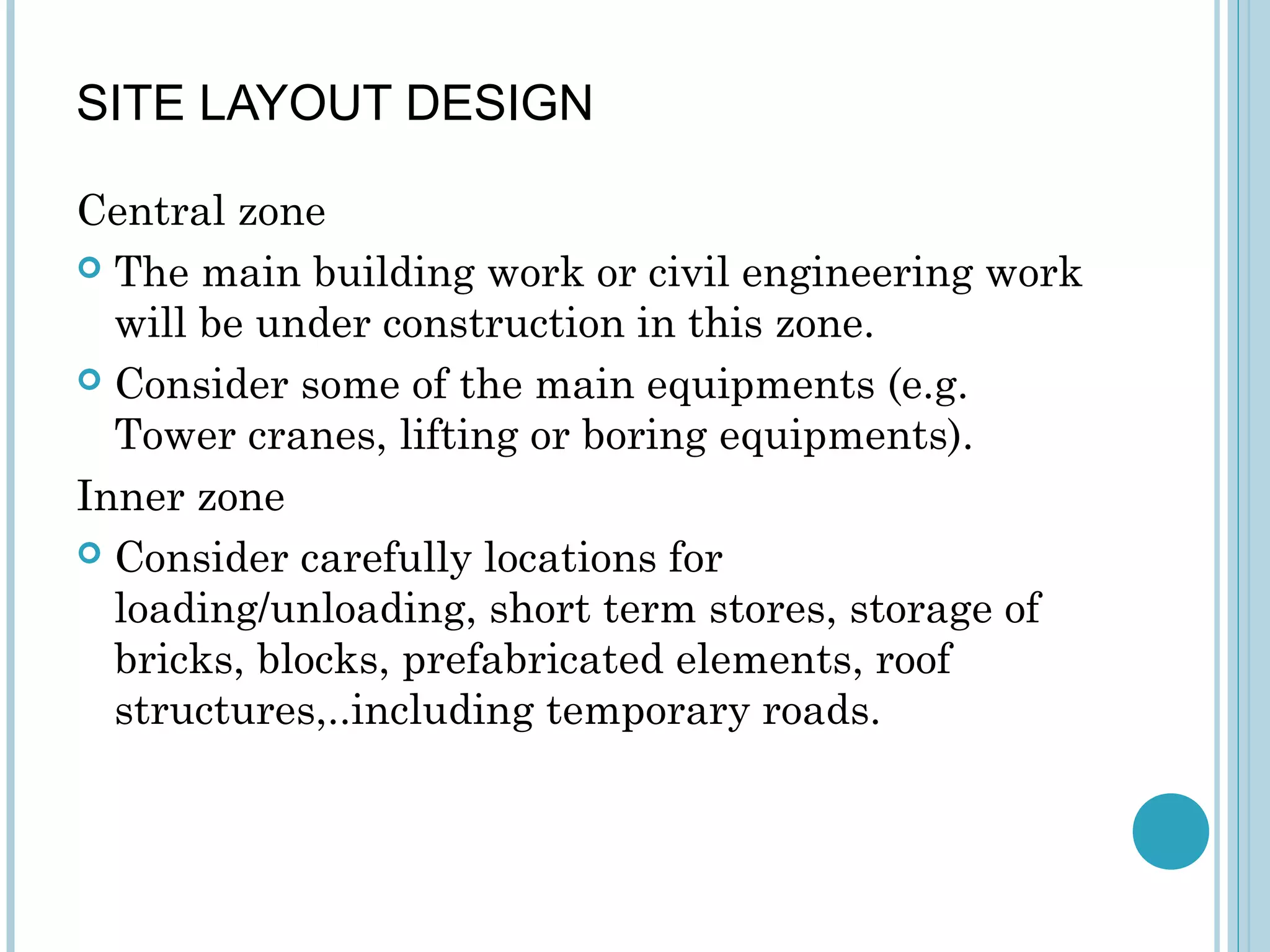 113 site layout design | PPT