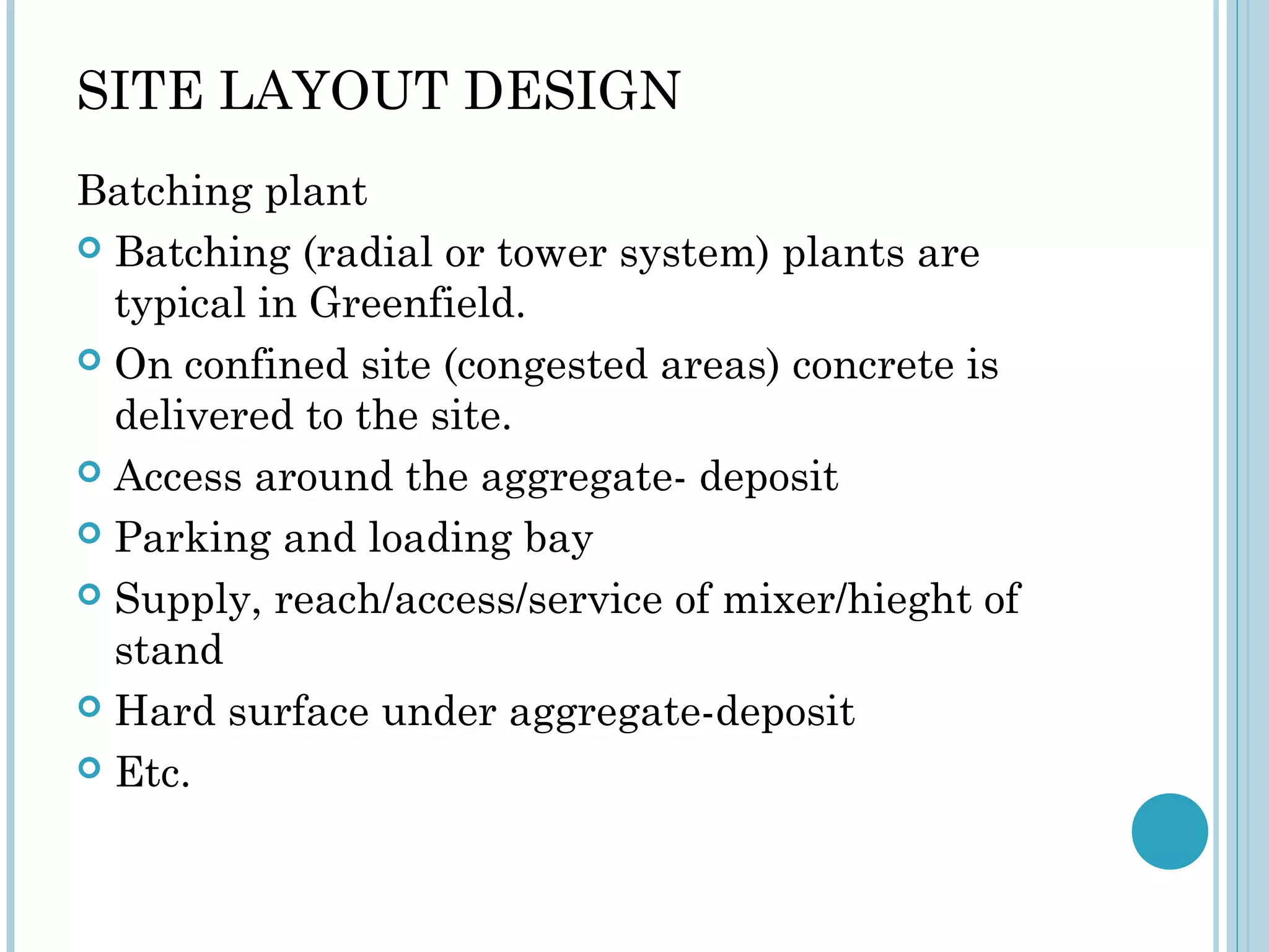 113 site layout design | PPT