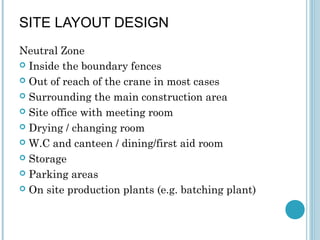 113 site layout design | PPT