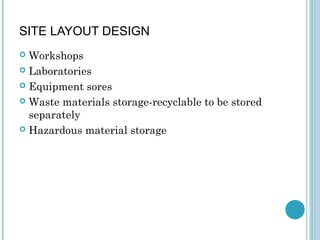 113 site layout design | PPT