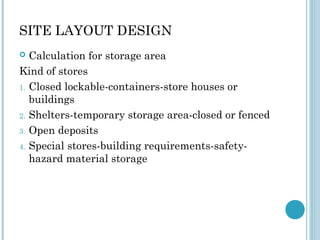 113 site layout design | PPT