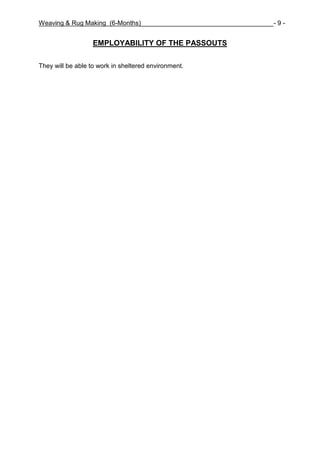 113 weaving & rug making | PDF