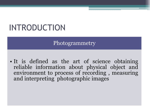 photogrammetry | PPTX | Photography | Arts and Crafts