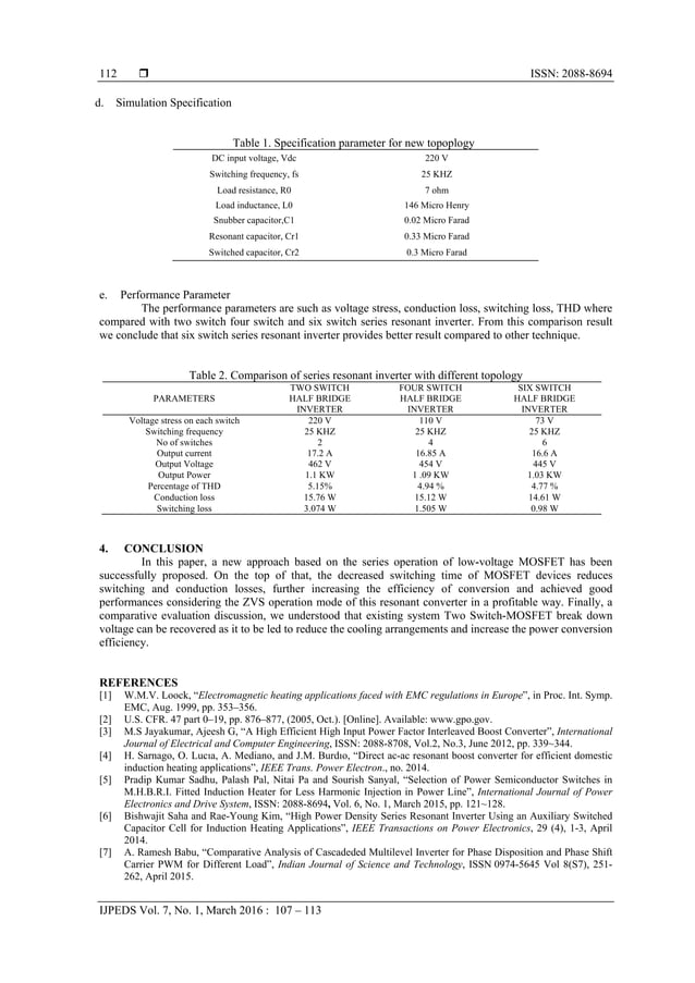 High Power Density Multi-Mosfet-Based Series Resonant Inverter for Induction Heating ...
