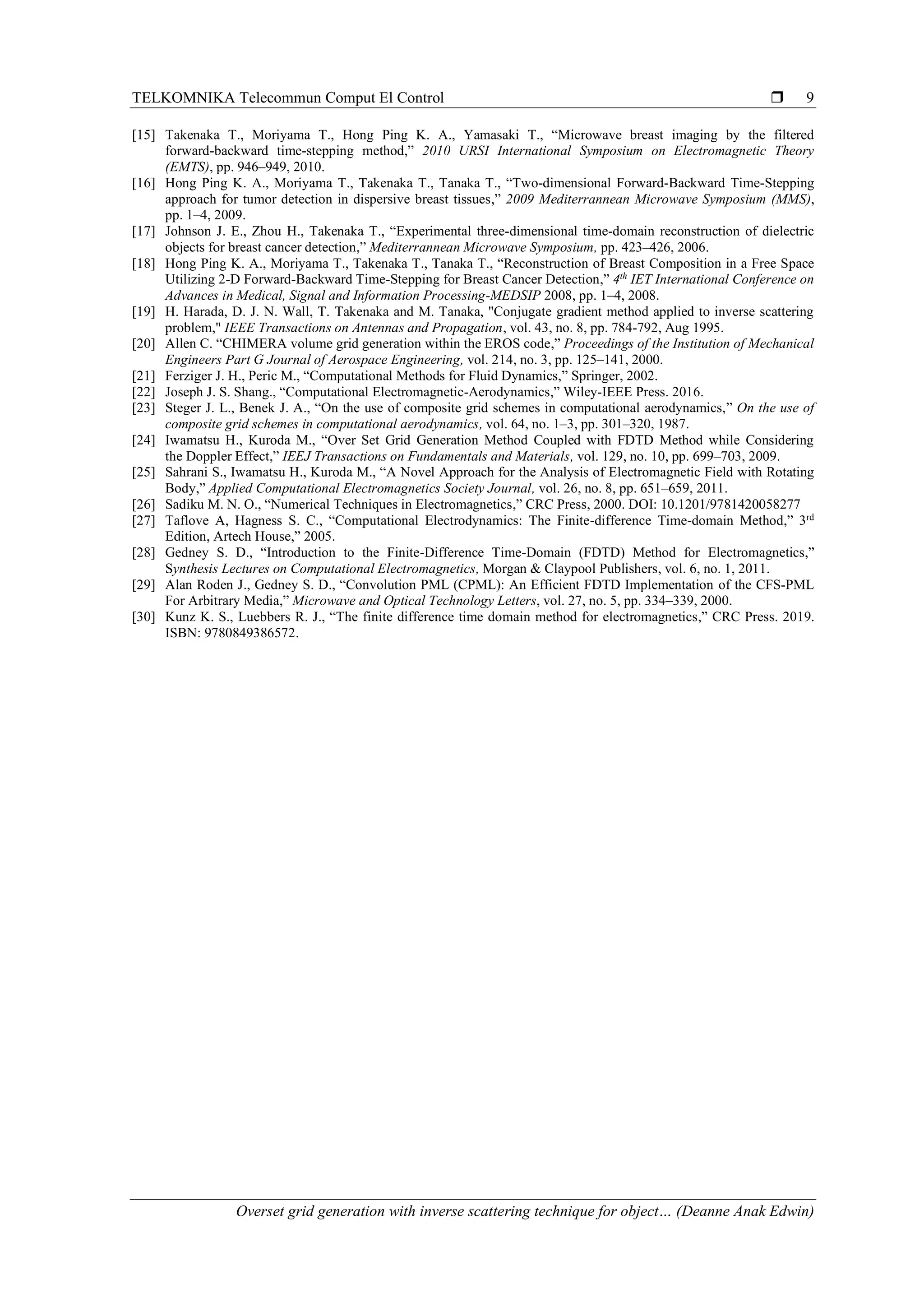 Overset grid generation with inverse scattering technique for object and crack detection | PDF ...