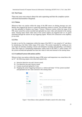 Design and Implementation of A Raspberry-pi Based Home Security and Fire Safety System | PDF