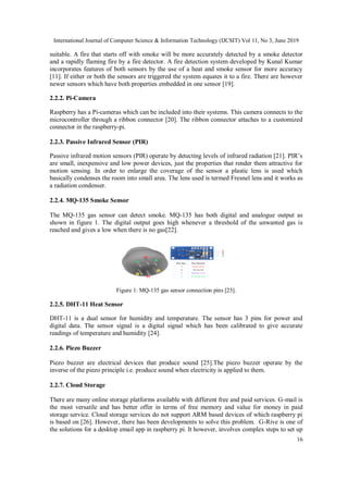 Design and Implementation of A Raspberry-pi Based Home Security and Fire Safety System | PDF