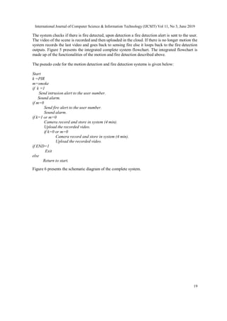 Design and Implementation of A Raspberry-pi Based Home Security and Fire Safety System | PDF
