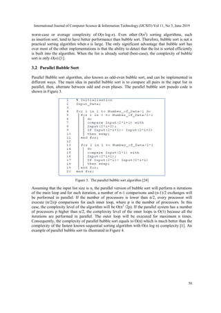 Performance Evaluation of Parallel Bubble Sort Algorithm on Supercomputer IMAN1 | PDF