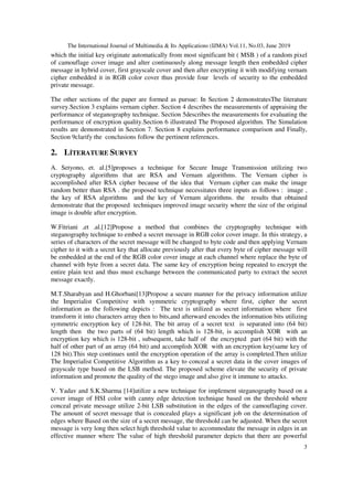 QUATERNİON SECURİTY USİNG MODİFYİNG VERNAM CİPHER WİTH İMAGE STEGANOGRAPHY | PDF