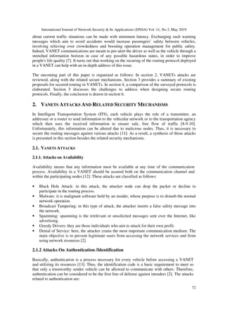 SURVEY ON SECURE ROUTING IN VANETS | PDF