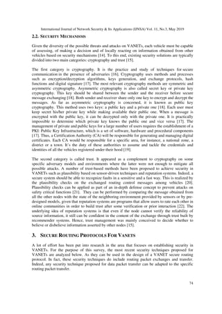 SURVEY ON SECURE ROUTING IN VANETS | PDF