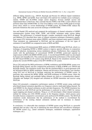 COMPARING VARIOUS CHANNEL ESTIMATION TECHNIQUES FOR OFDM SYSTEMS USING MATLAB | PDF