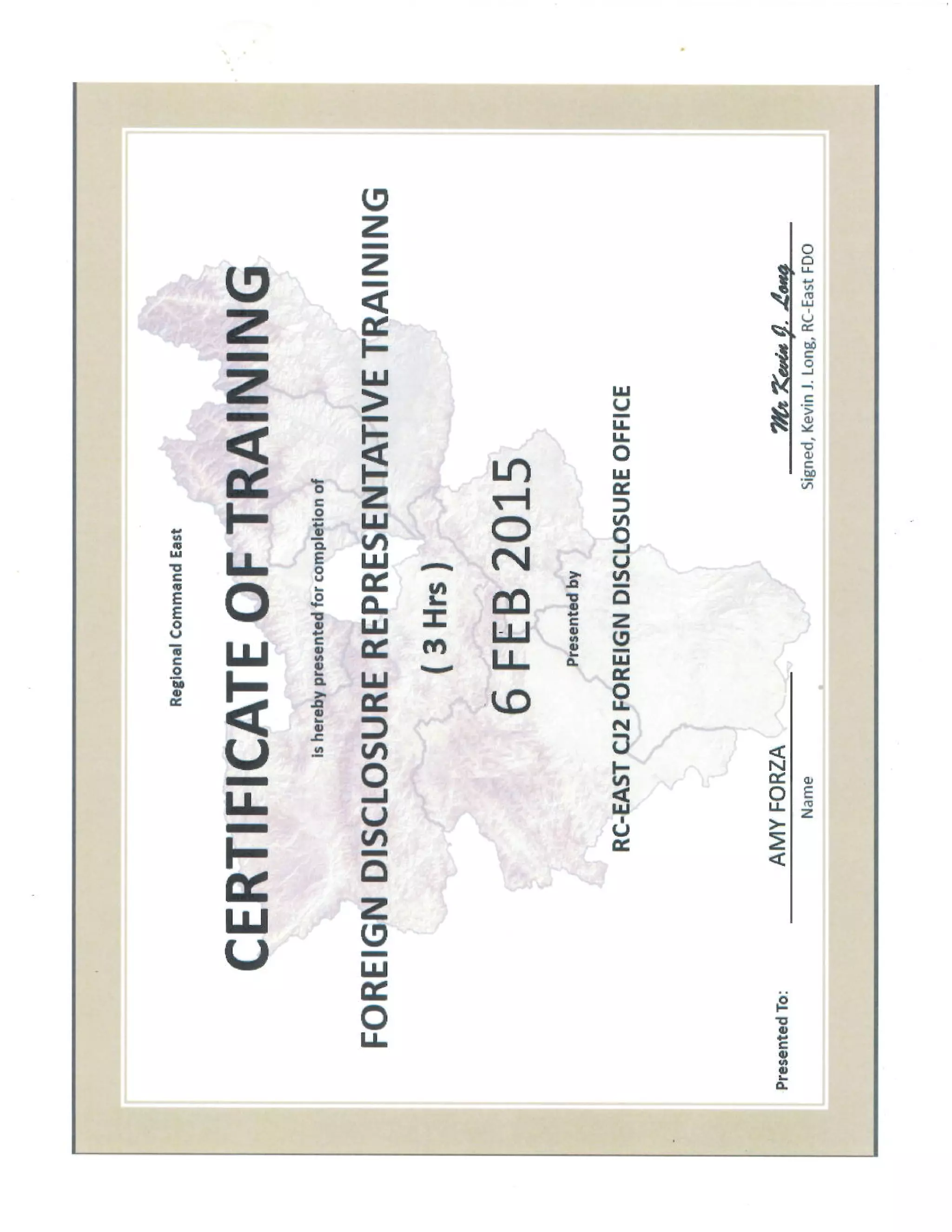 FDR Certification (2) | PDF