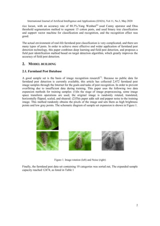 APPLICATION OF TARGET DETECTION ALGORITHM BASED ON DEEP LEARNING IN FARMLAND PEST RECOGNITION | PDF