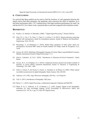 Estimation of Separation and Location of Wave Emitting Sources : A ...