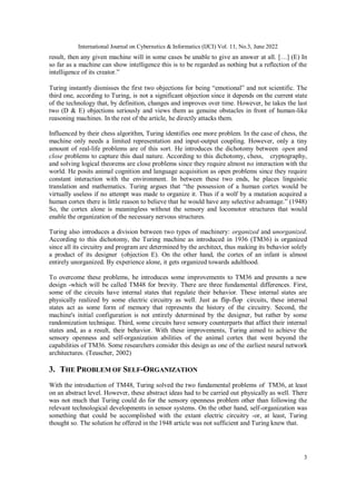 SOME INSIGHTS FROM ALAN TURING’S ARTIFICIAL COGNITION RESEARCH | PDF