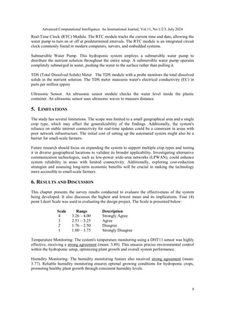 AUTOMATED HYDROPONIC FARMING SYSTEM USING NUTRIENT FILM TECHNIQUE | PDF