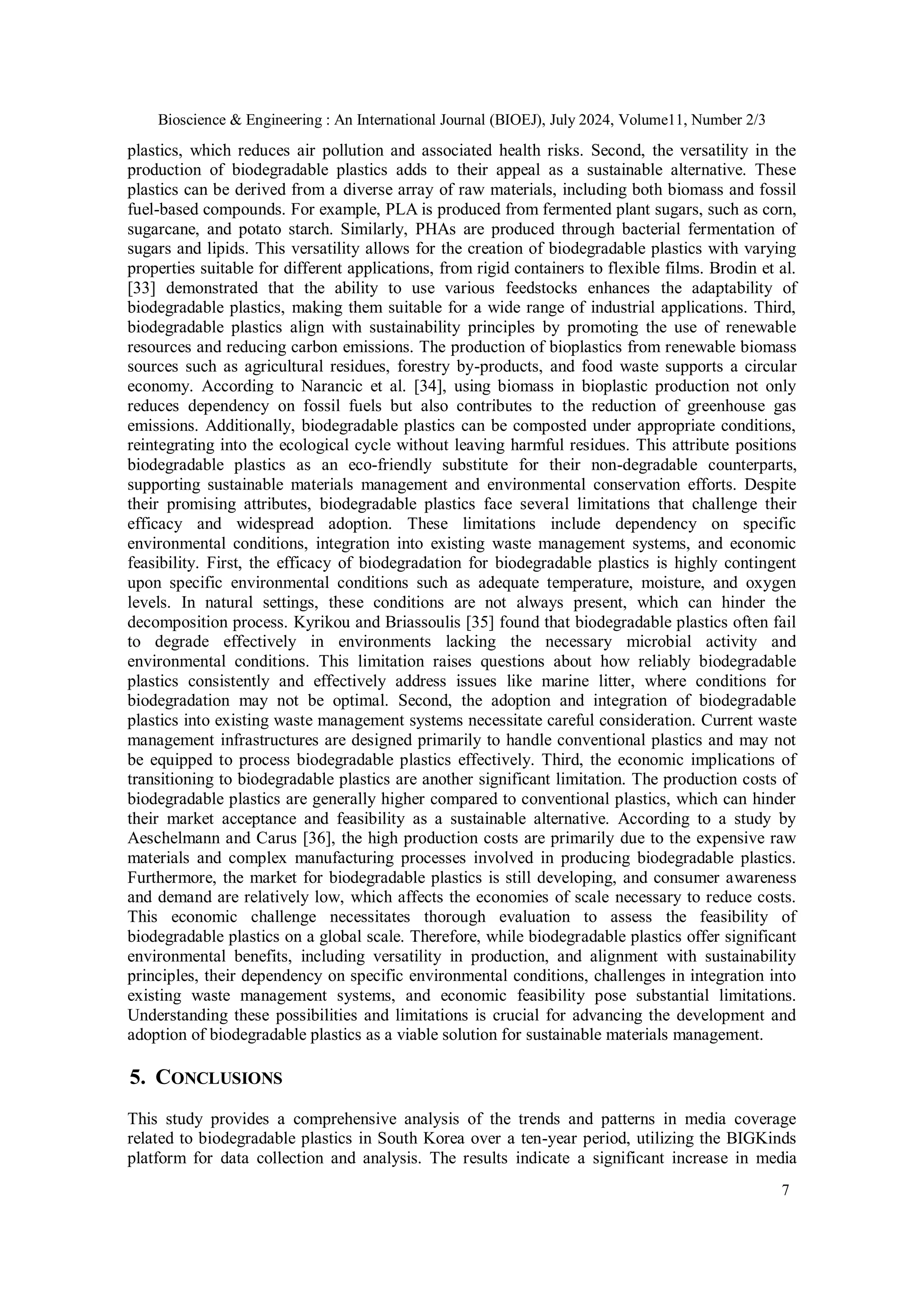 Possibilities and Limitations of Biodegradable Plastics | PDF