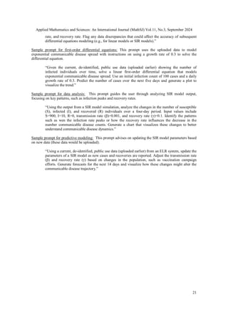 MATHEMATICAL DISEASE MODELING FOR PUBLIC HEALTH EPIDEMIOLOGISTS ...