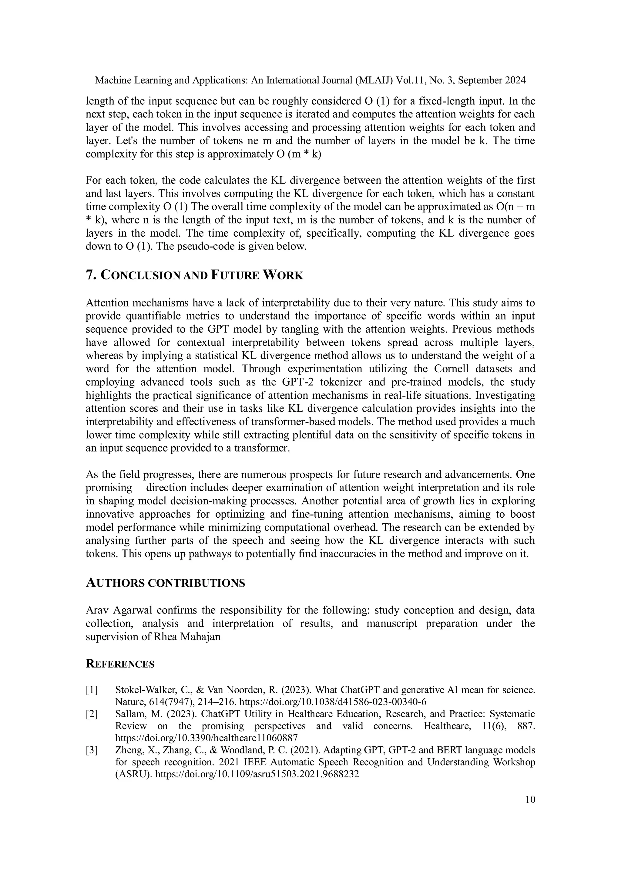 Sensitivity Analysis Of Word Importance Using Gpt Model A Ranking Xai Approach With Attention