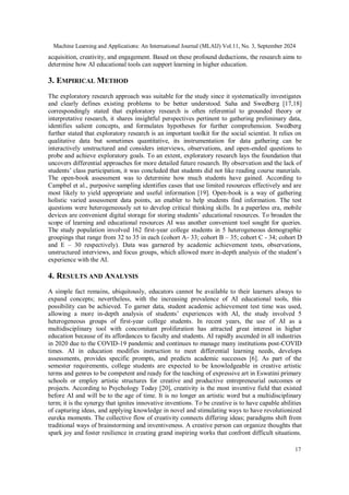 Artificial Intelligence: An Experiential Learning Tool to Acquire ...