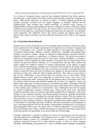 Artificial Intelligence: An Experiential Learning Tool to Acquire ...