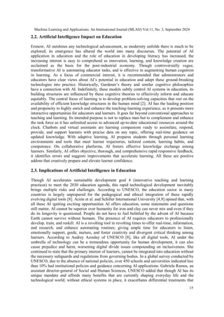 Artificial Intelligence: An Experiential Learning Tool to Acquire ...