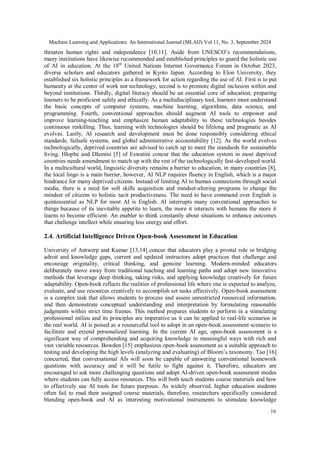 Artificial Intelligence: An Experiential Learning Tool to Acquire ...