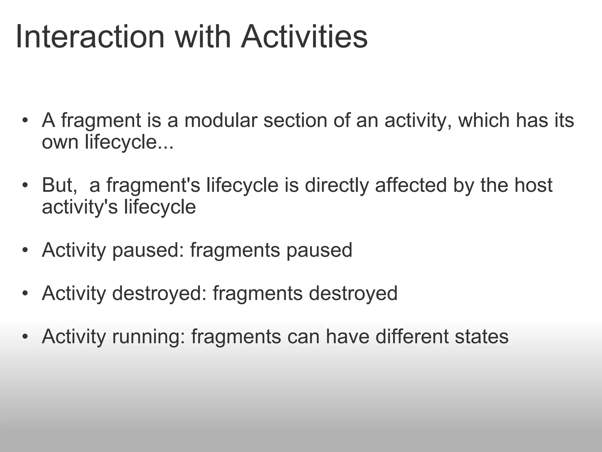 Introduction to Android Fragments | PPT