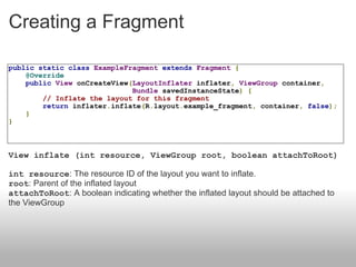 Introduction to Android Fragments | PPT