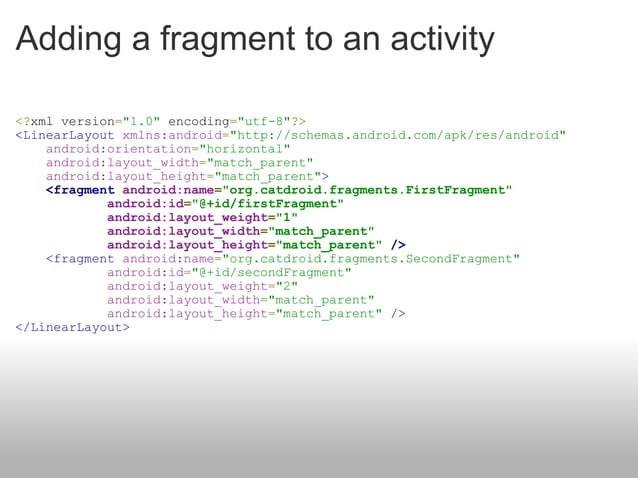 Introduction to Android Fragments | PPT