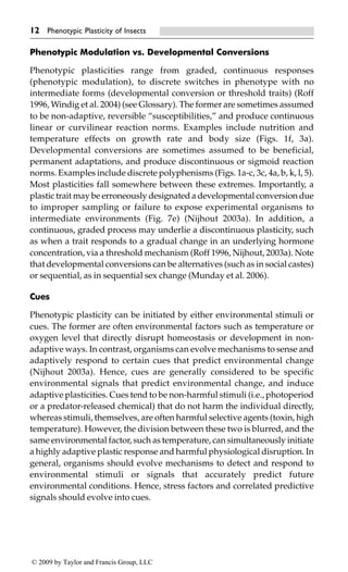 Phenotypic Plasticity Of Insects Mechanisms And Consequences Douglas ...