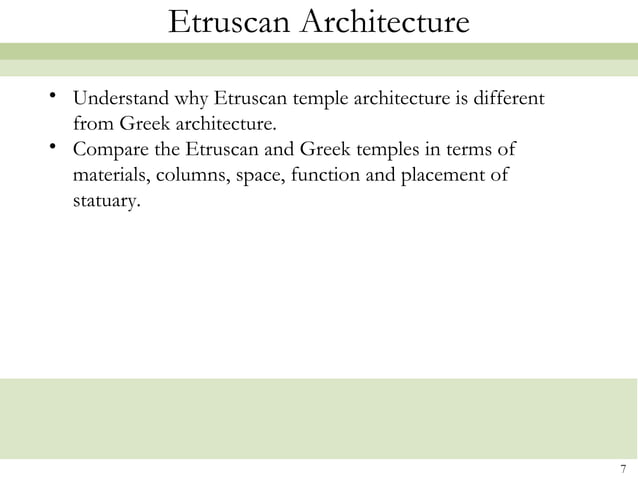 Chapter 6 - The Etruscans | PPT | Free Download