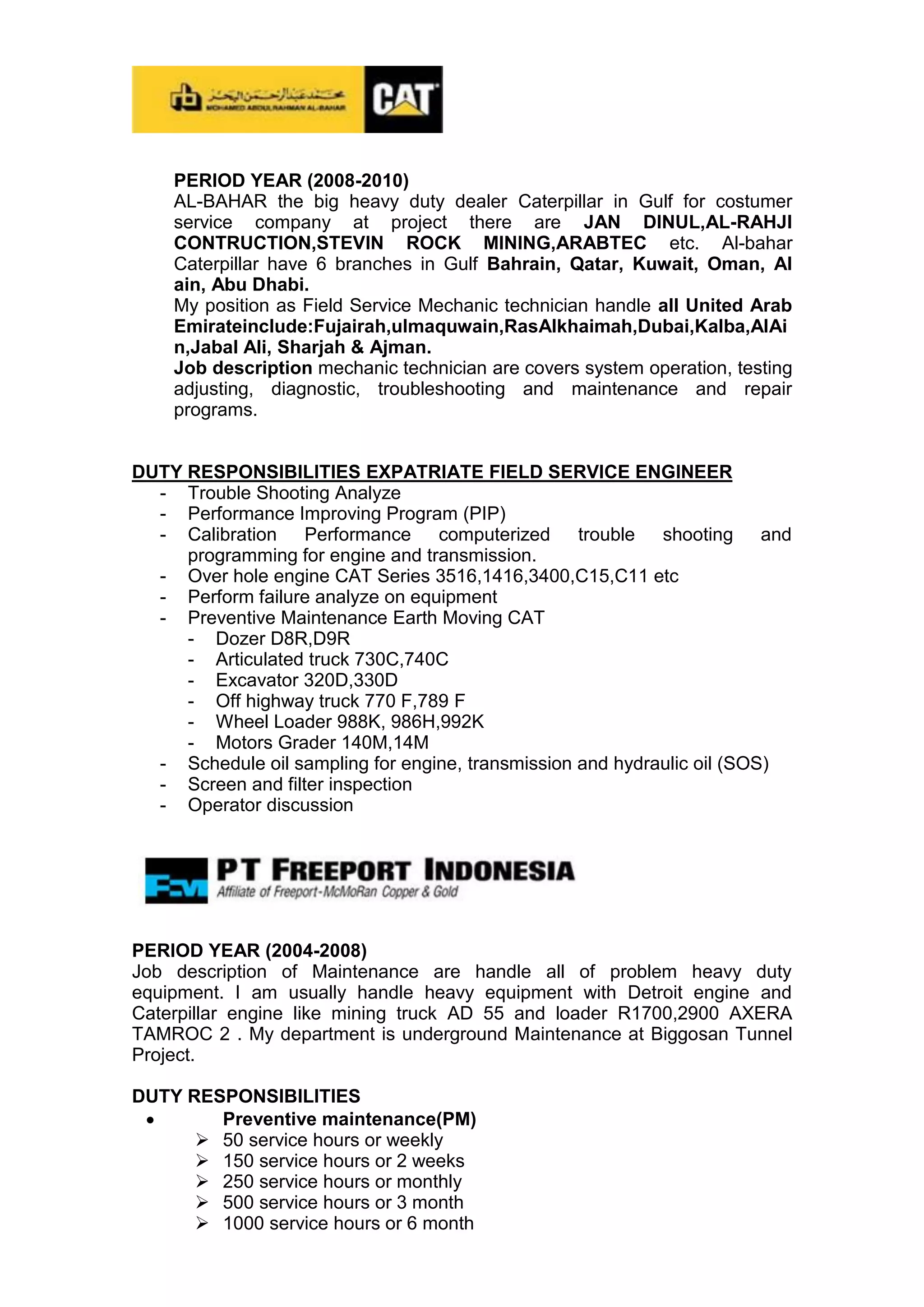 Application Job 2 cat | PDF