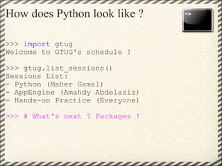 A Sip of Python | PPT