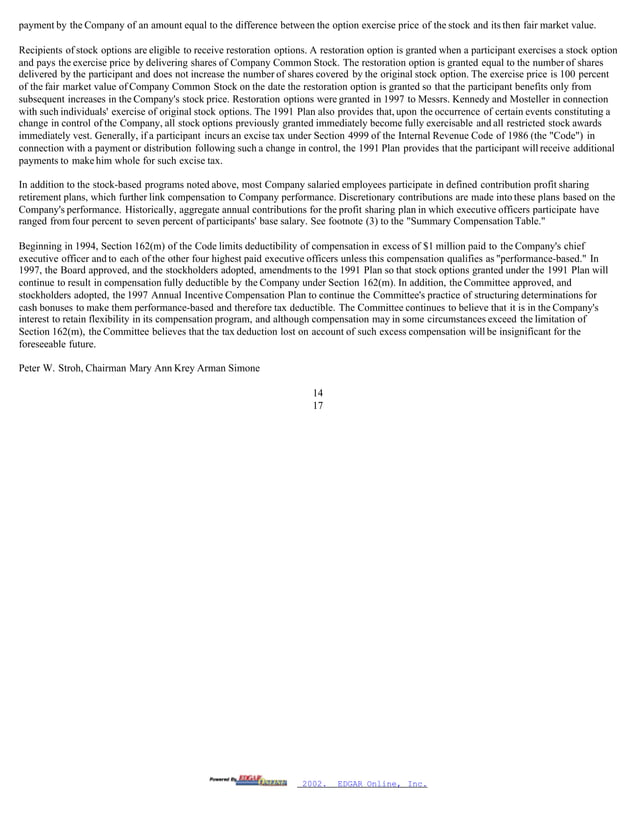 masco Proxy Statements 1998- | PDF