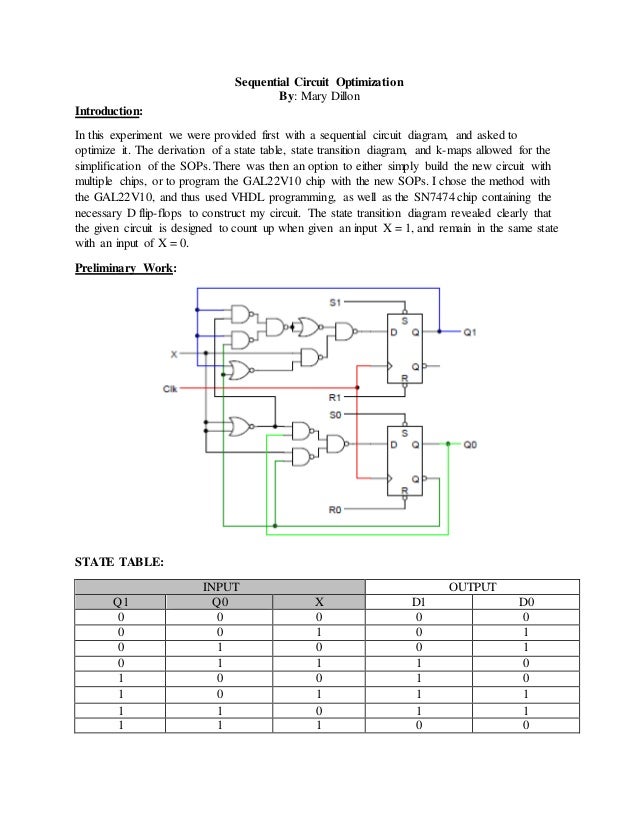 Sequential Circuit Optimization Sequential Circuit Optimization