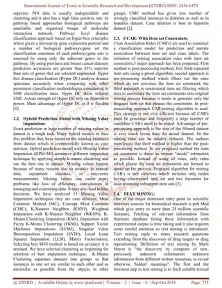 A Survey on Various Disease Prediction Techniques | PDF | Genetics | Science