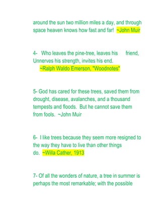 113 best quotations about trees | PDF