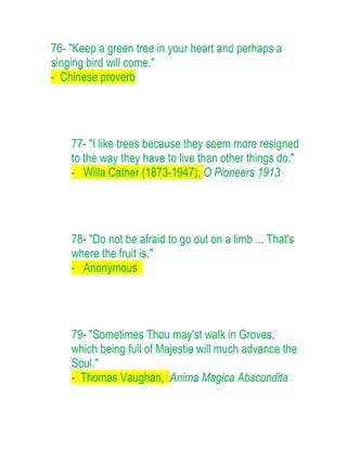 113 best quotations about trees | PDF