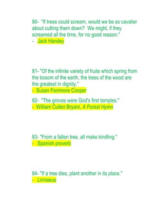 113 best quotations about trees | PDF